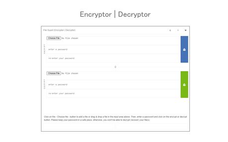 File Guard (Encryptor | Decryptor) extension - Opera add-ons
