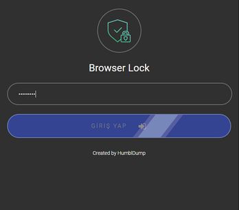 Browser Lock extension - Opera add-ons