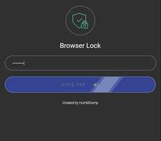 Browser Lock extension - Opera add-ons
