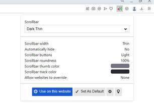 Custom Scrollbars extension - Opera add-ons