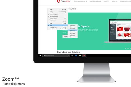 Zoom extension - Opera add-ons