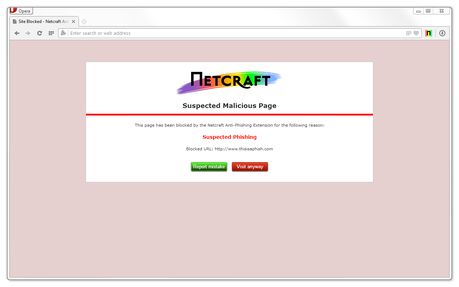 Netcraft Extension extension - Opera add-ons