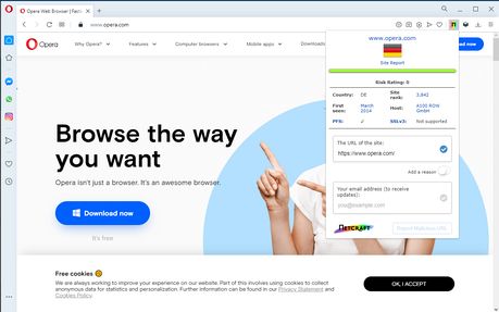 Netcraft Extension extension - Opera add-ons