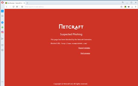 Netcraft Extension extension - Opera add-ons