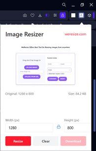 Free Online Image Resizer extension - Opera add-ons