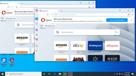 Recliner Windows Merger extension - Opera add-ons