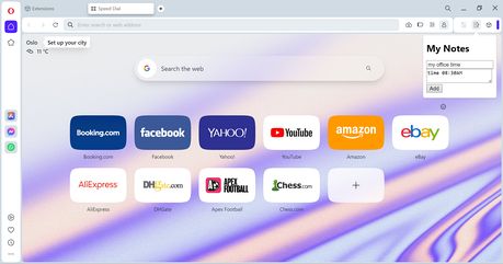 Extensión Note Taker - Complementos de Opera