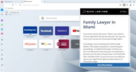 Extensão Ravel Firm Law - Complementos do Opera