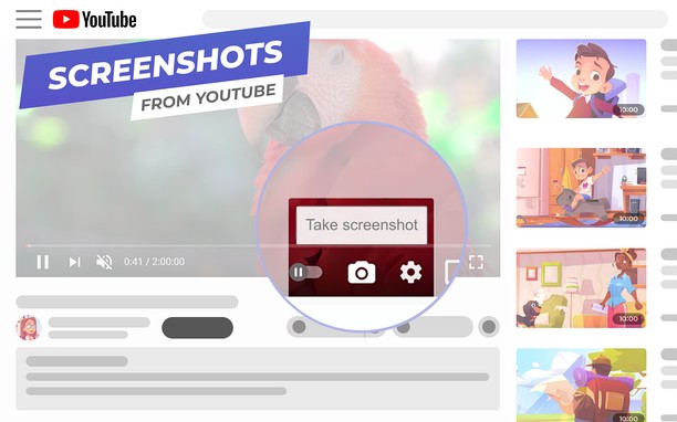 Screenshot YouTube Video extension - Opera add-ons