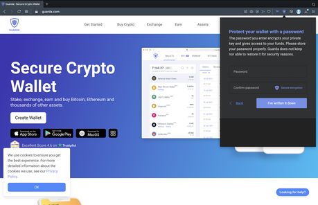 Guarda Wallet extension - Opera add-ons