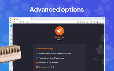 Extensión Cleaner Pro - Clear Cache & History - Complementos de Opera