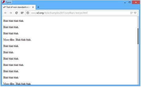 Slim Scroll bar extension - Opera add-ons
