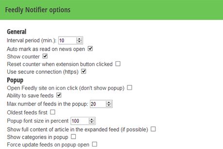 Feedly Notifier extension - Opera add-ons