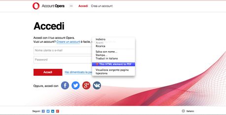 PDF API HTML5 extension - Opera add-ons