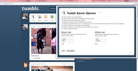 Tumblr Savior for Opera extension - Opera add-ons