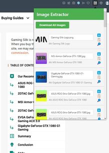 Image Extractor extension - Opera add-ons