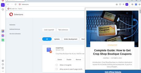 coupo4 you extension - Opera add-ons