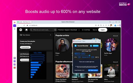 Extensión Sound Booster - Ultra Loud - Complementos de Opera
