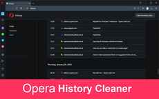 History Cleaner for Opera extension - Opera add-ons