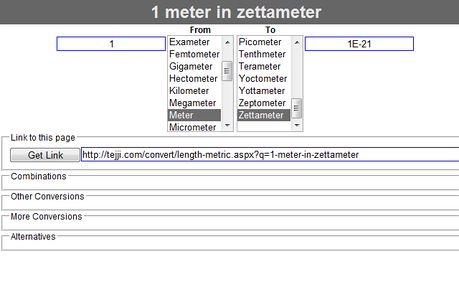 Metric Length Converter extension - Opera add-ons