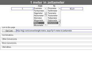 Metric Length Converter extension - Opera add-ons