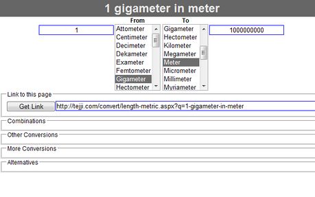 Metric Length Converter extension - Opera add-ons