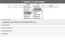 Metric Length Converter extension - Opera add-ons