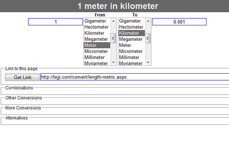 Metric Length Converter extension - Opera add-ons