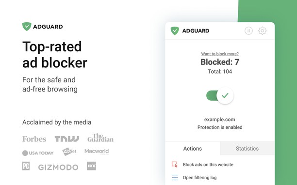 Adguard extension - Opera add-ons