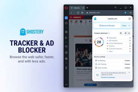 Ghostery extension - Opera add-ons