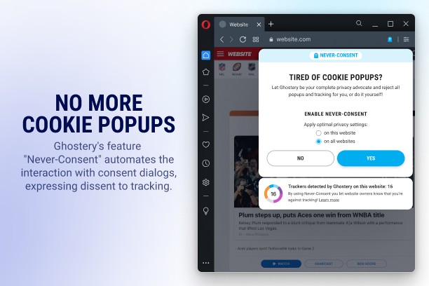 Ghostery extension - Opera add-ons