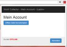 WoW Collector extension - Opera add-ons