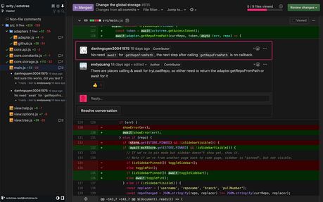 Octotree extension - Opera add-ons
