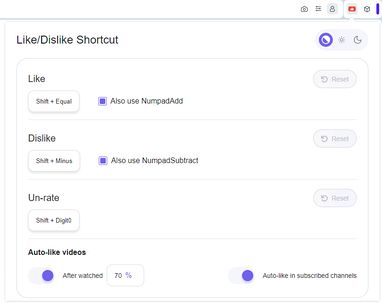 dislike button viewer