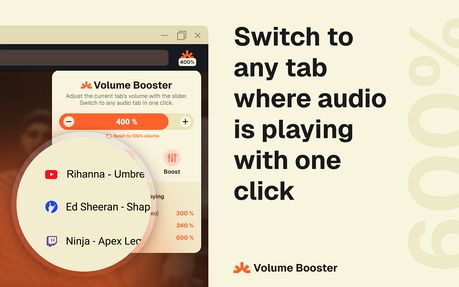 Volume Booster — Enhance sound extension - Opera add-ons