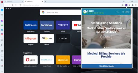 Billing Solution extension - Opera add-ons
