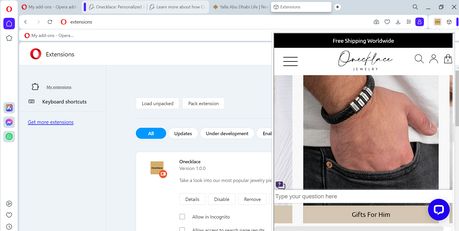 Extensão Onecklace - Complementos do Opera