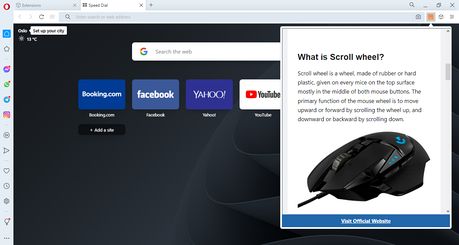 Scroll Test extension - Opera add-ons