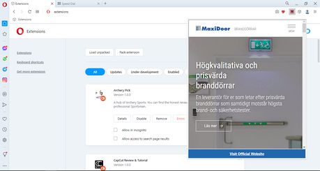 Extensión MaxiDoor - Complementos de Opera