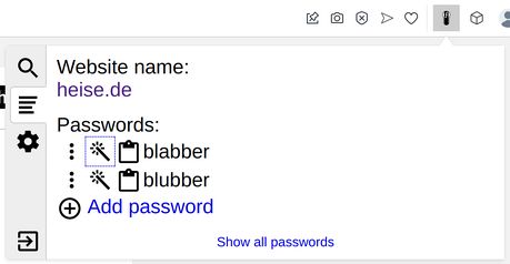 PfP: Pain-free Passwords extension - Opera add-ons