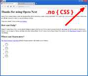 .no { CSS } extension - Opera add-ons