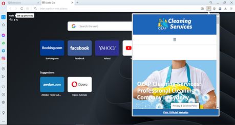 Extensión Cleaning Service - Complementos de Opera
