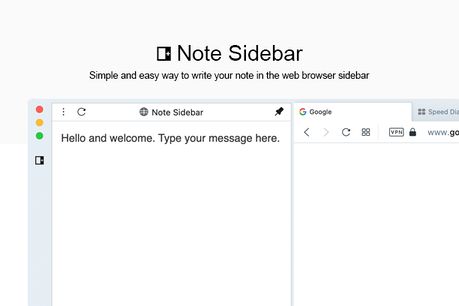Note Sidebar extension - Opera add-ons
