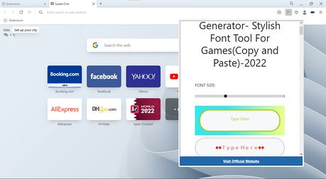 Stylish Name Generator extension - Opera add-ons
