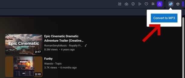 YTMP3Convert extension - Opera add-ons