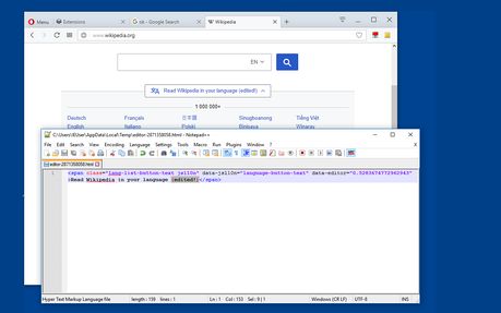 Edit with Notepad++ extension - Opera add-ons