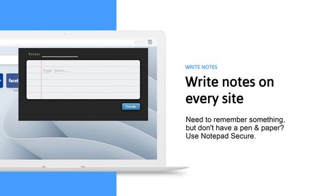 Notepad Secure extension - Opera add-ons