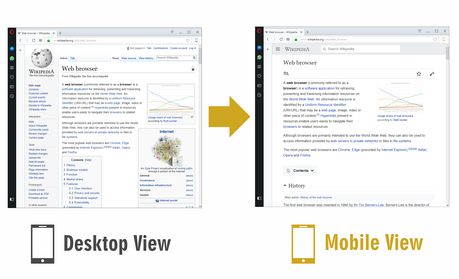 Mobile View Switcher extension - Opera add-ons