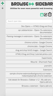 Browse++ Sidebar extension - Opera add-ons