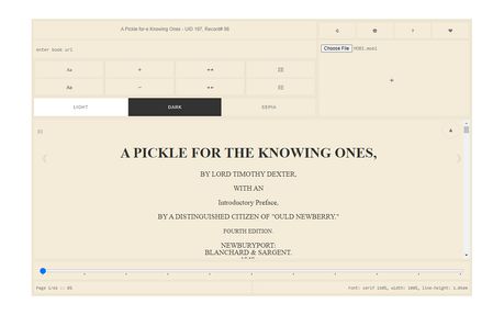 Extensión MOBI Reader - Complementos de Opera